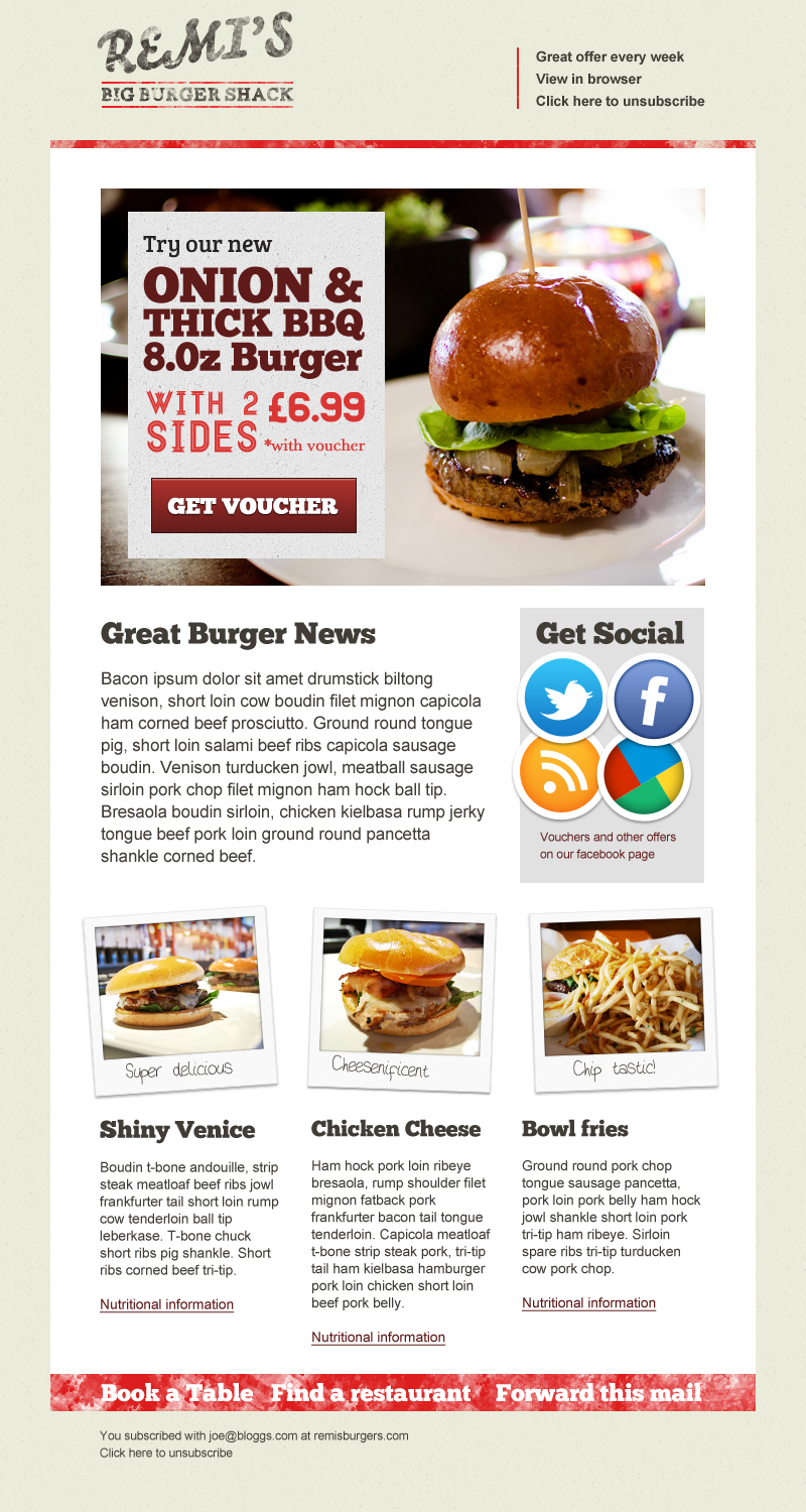 display block | Email Designs